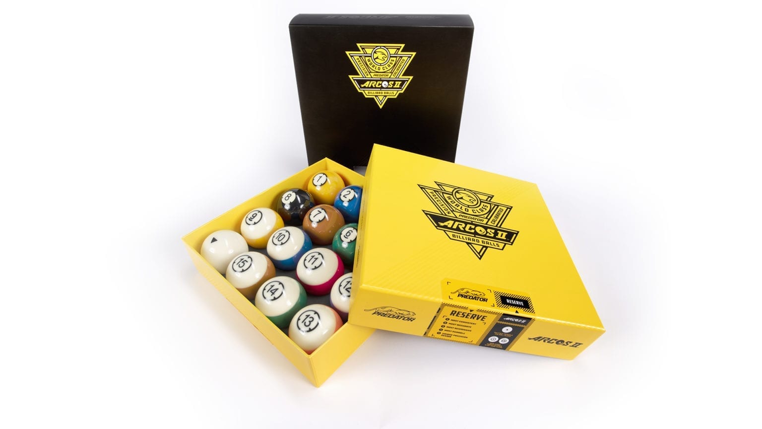 Predator Arcos II Reserve Pool Ball Set | Biggelbachs
