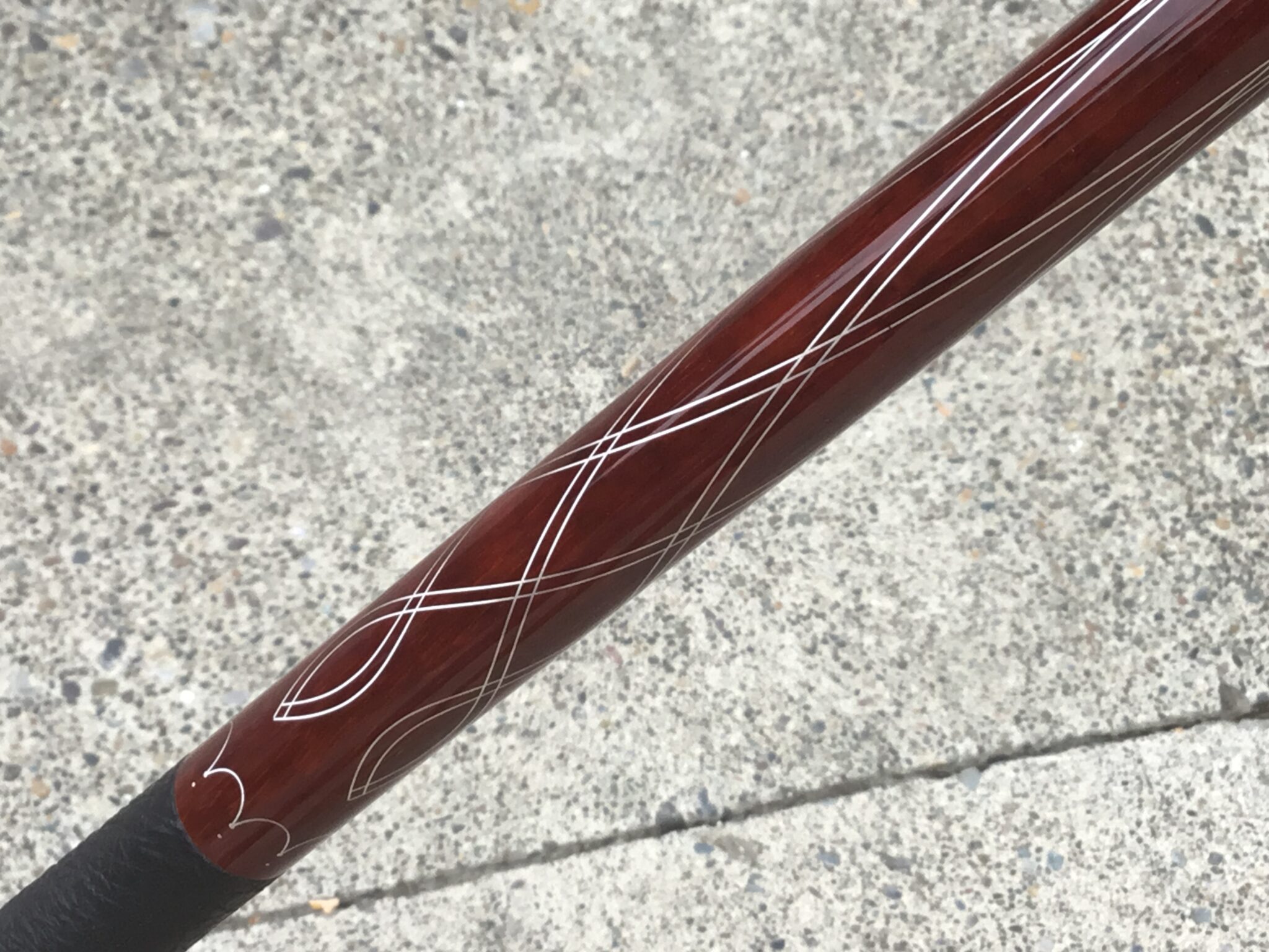 Vigus (Silver & Scallops) Pool Cue | Biggelbachs