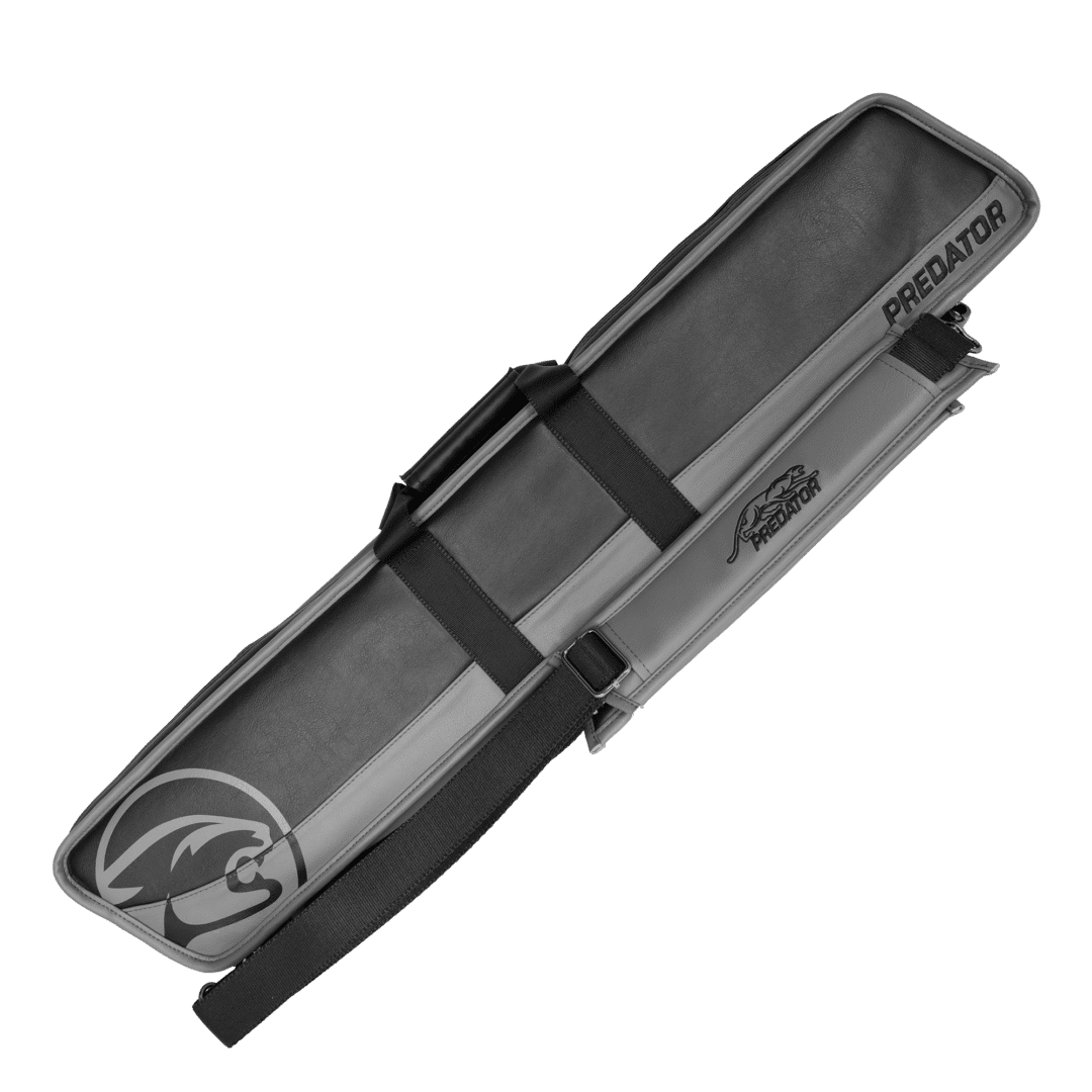 Predator Roadline Cue Case - 3 Butts, 6 Shafts - Black/Grey | Biggelbachs