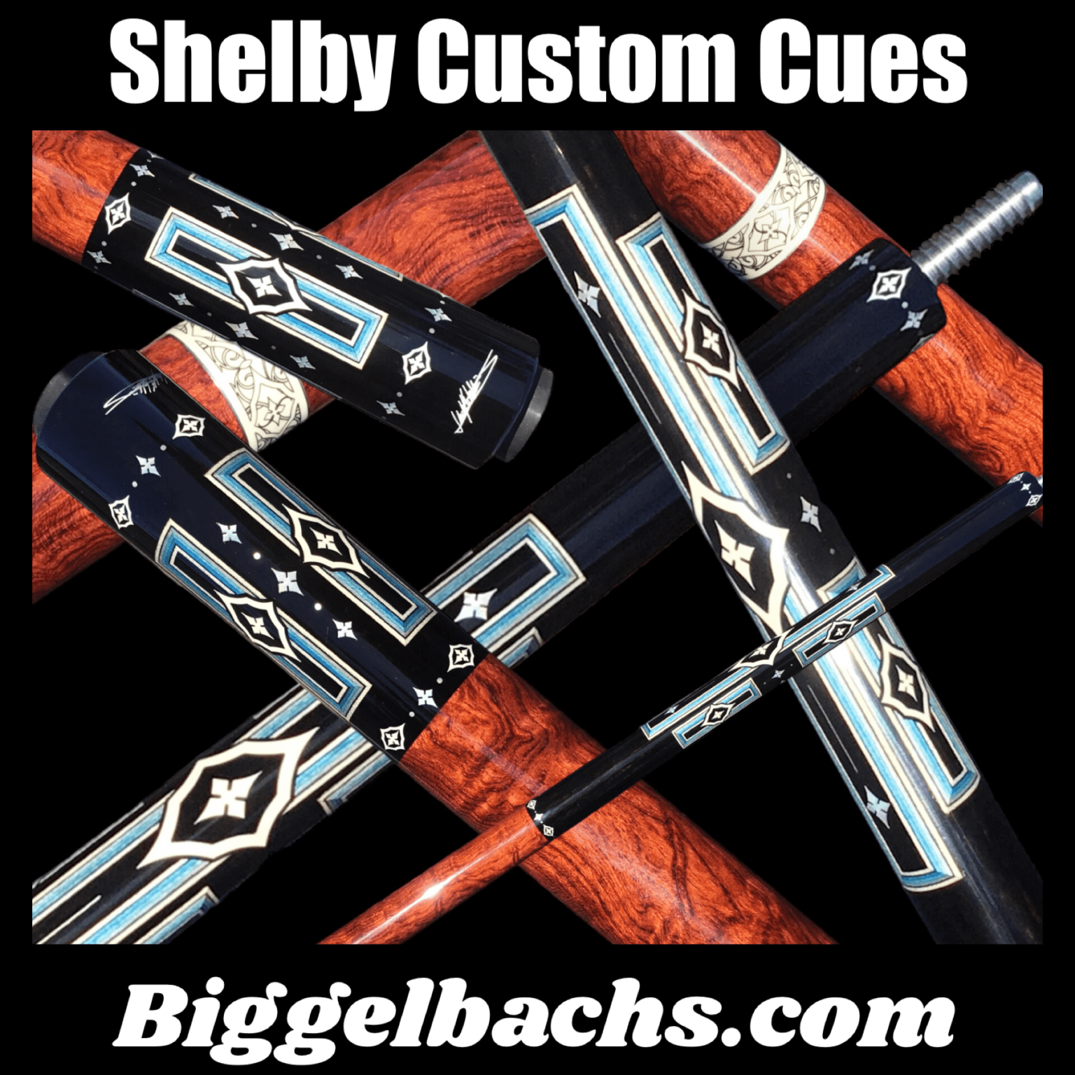 Custom Pool Cues Archives | Biggelbachs