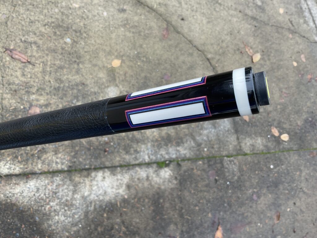 Bob Owen (Red and Blue Veneers) Pool Cue | Biggelbachs