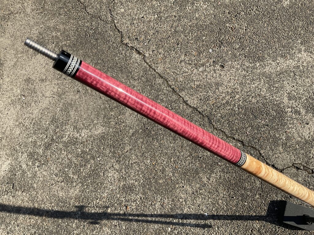 Eddie Cohen (Purple heart Widow) Pool Cue | Biggelbachs