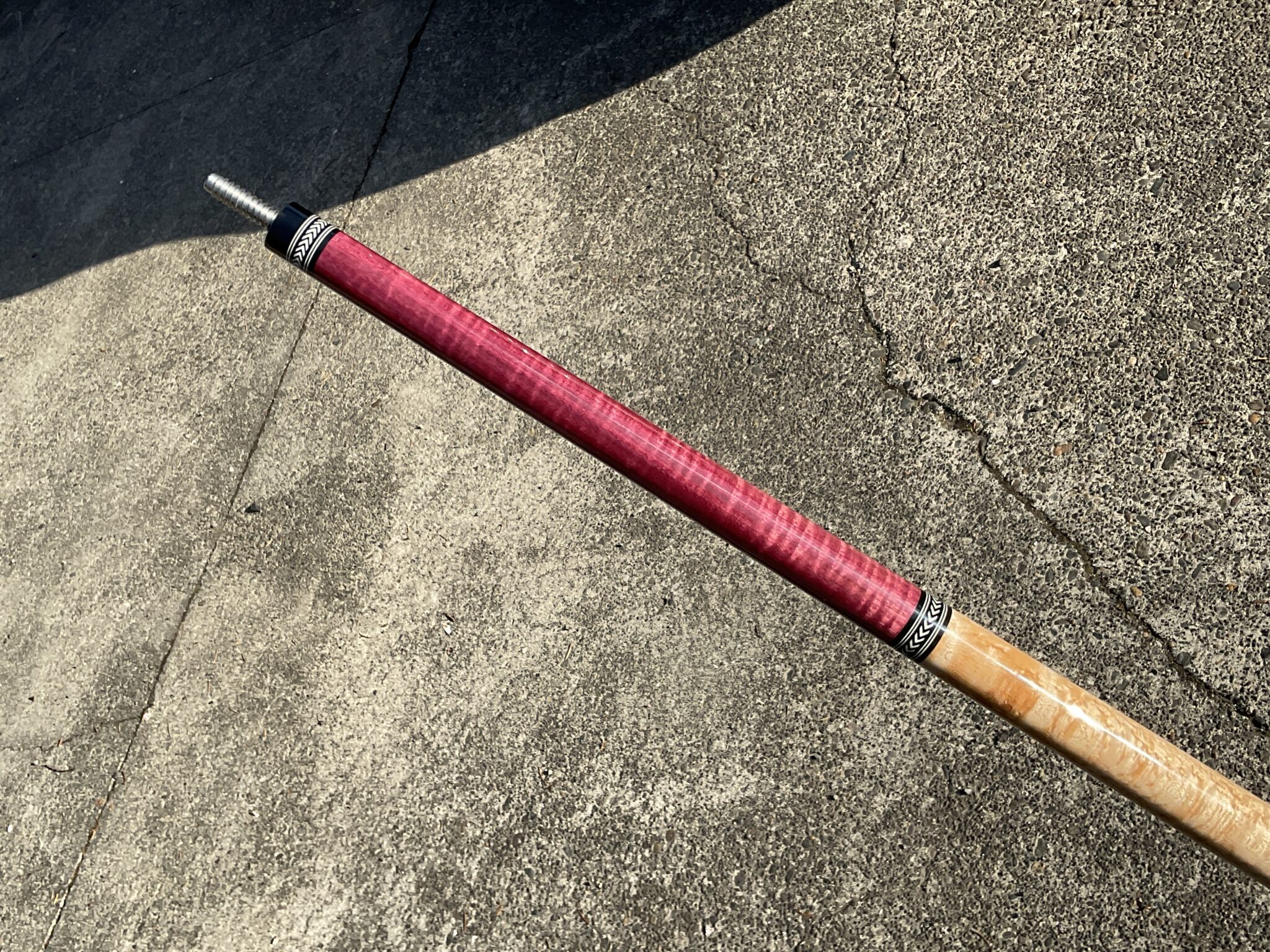 Eddie Cohen (Purple heart Widow) Pool Cue | Biggelbachs