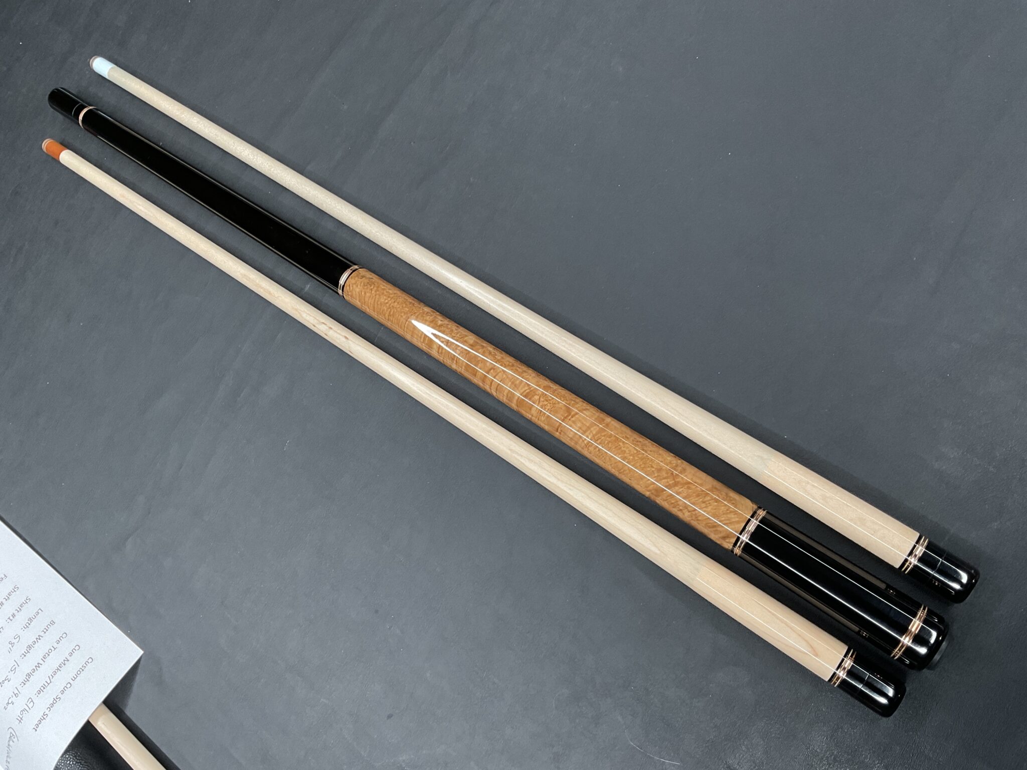 Astle Custom Cue (Ebony MW) Pool Cue | Biggelbachs
